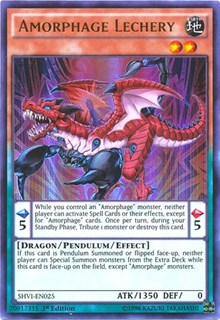 Amorphage Lechery - Shining Victories - YuGiOh