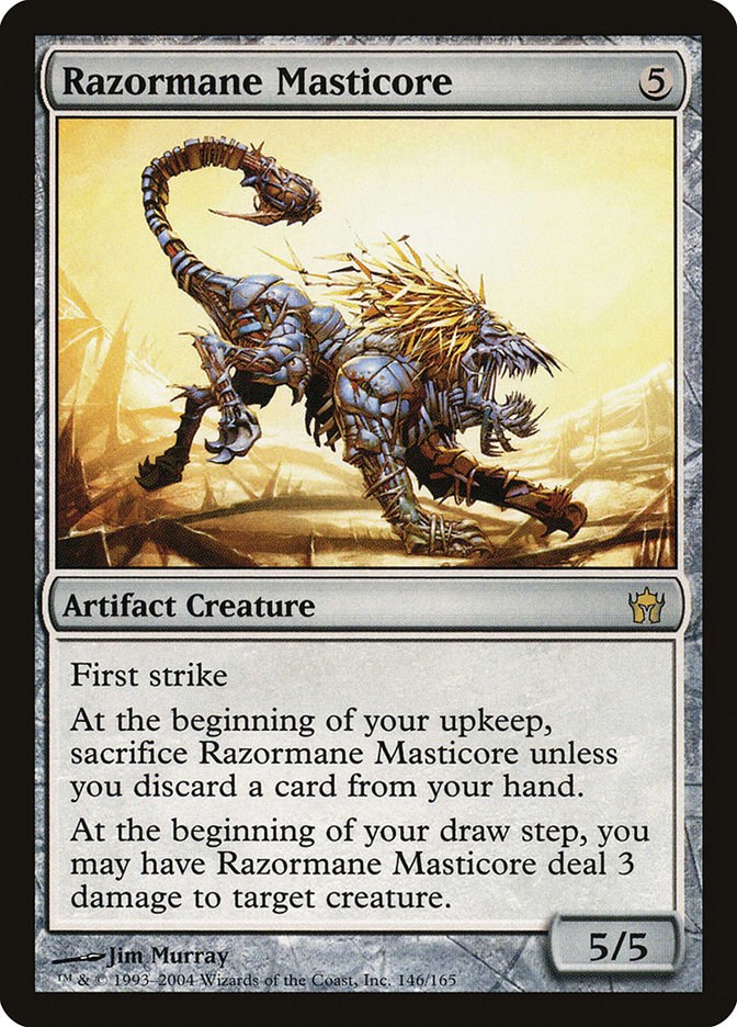Razormane Masticore - Fifth Dawn - Magic: The Gathering