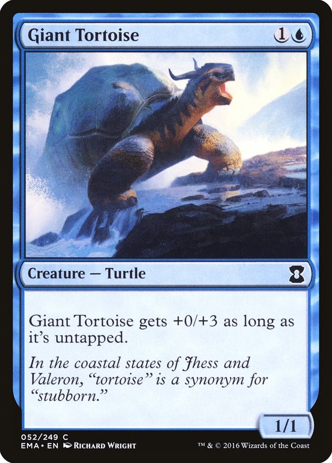 Giant Tortoise - Eternal Masters - Magic: The Gathering