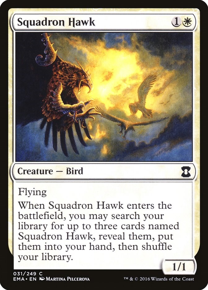 Squadron Hawk - Eternal Masters - Magic: The Gathering