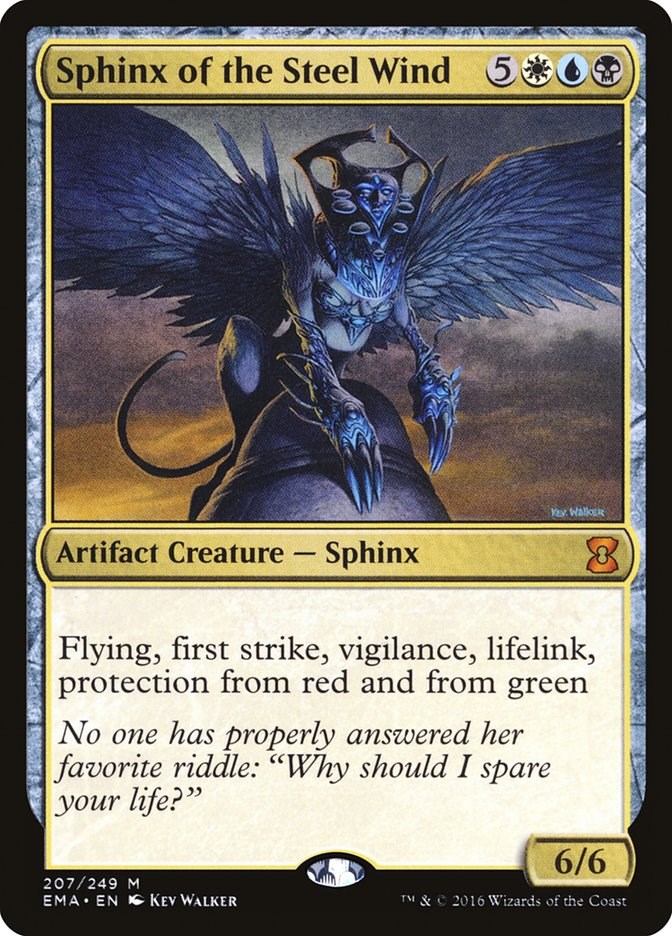 Sphinx of the Steel Wind - Eternal Masters - Magic: The Gathering
