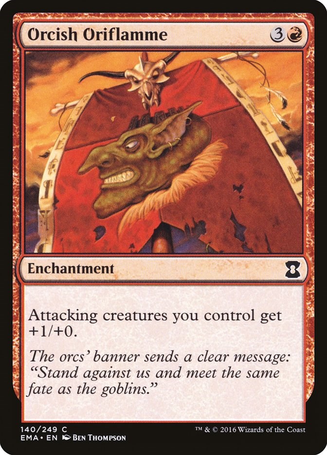 Orcish Oriflamme - Eternal Masters - Magic: The Gathering