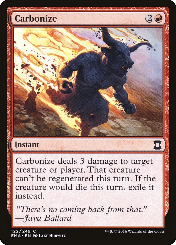 Carbonize - Eternal Masters - Magic: The Gathering