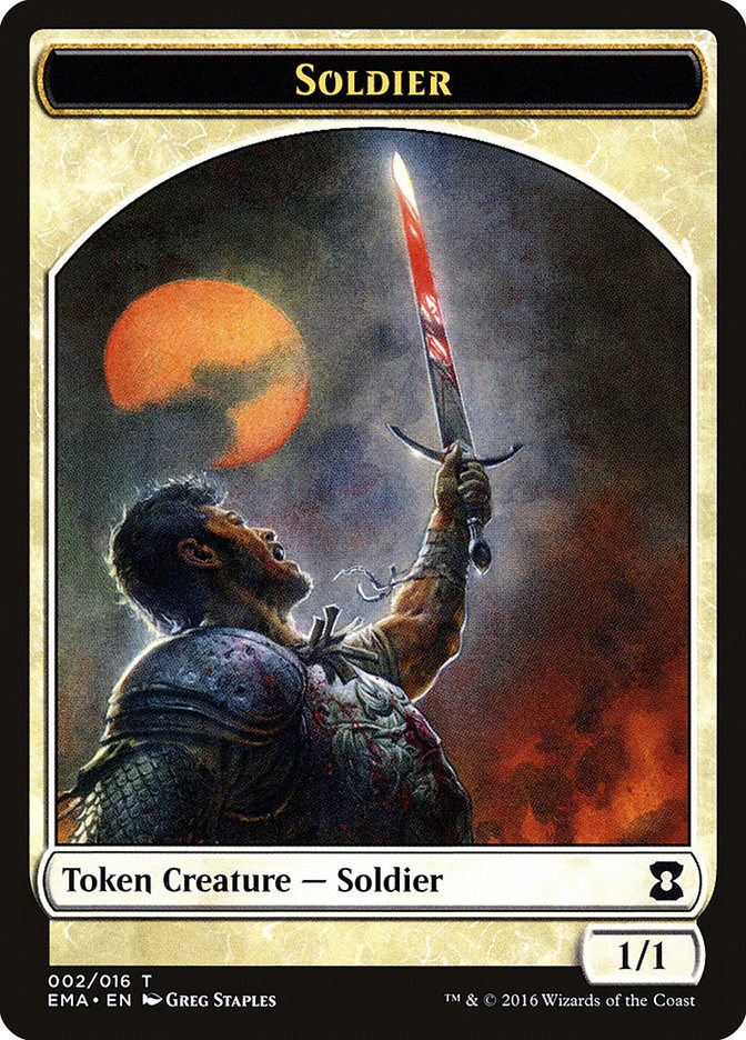 Soldier Token - Eternal Masters - Magic: The Gathering