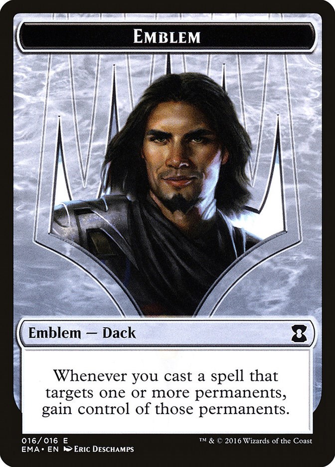 Emblem - Dack Fayden - Eternal Masters - Magic: The Gathering