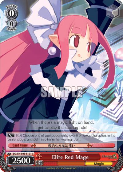 Elite Red Mage - Disgaea - Weiss Schwarz