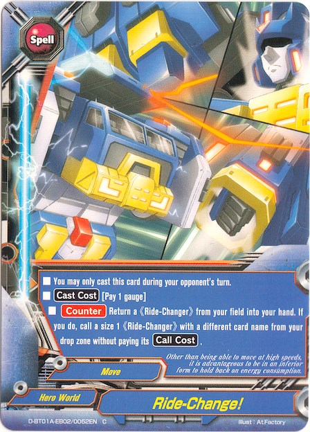 Ride-Change! - Buddy Rave - Future Card BuddyFight