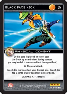 Black Face Kick - Panini: Vengeance - Dragon Ball Z TCG