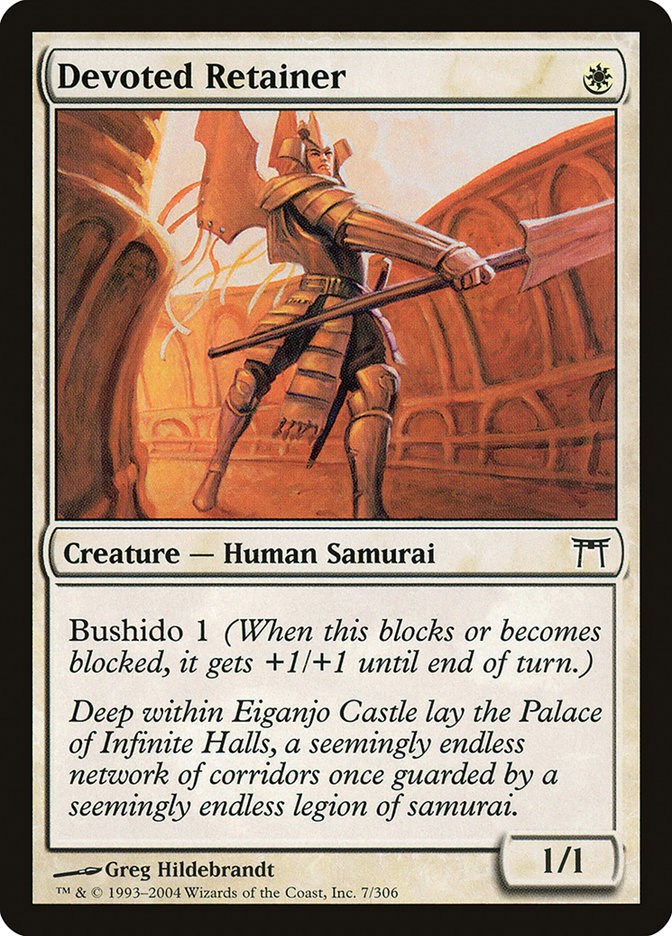 Devoted Retainer - Champions of Kamigawa - Magic: The Gathering
