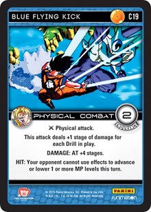 Blue Flying Kick - Panini: Vengeance - Dragon Ball Z TCG