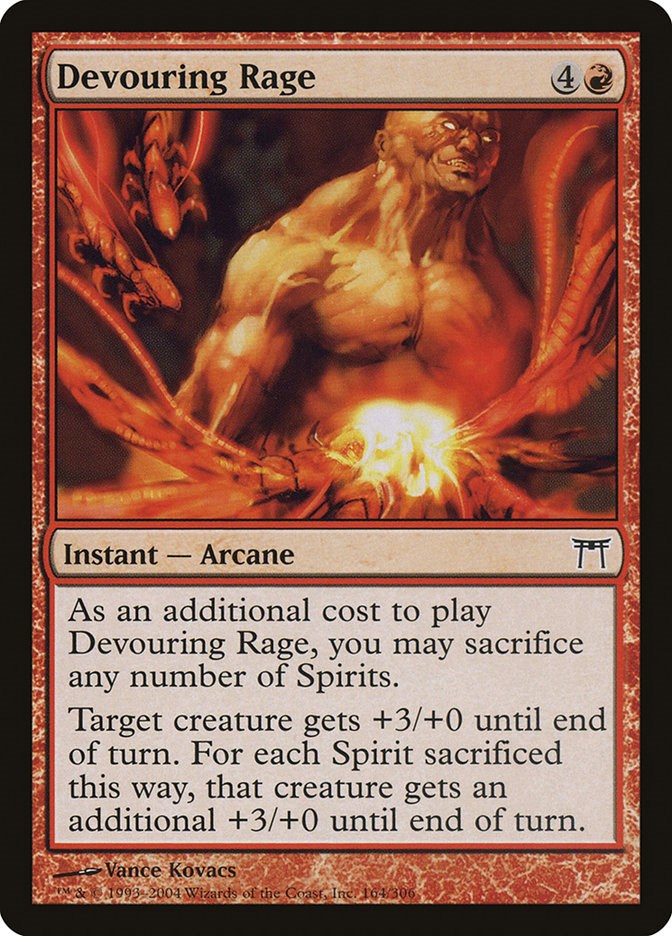 Devouring Rage - Champions of Kamigawa - Magic: The Gathering
