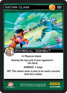 Saiyan Clash - Panini: Vengeance - Dragon Ball Z TCG