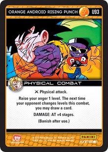 Orange Android Rising Punch - Panini: Vengeance - Dragon Ball Z TCG