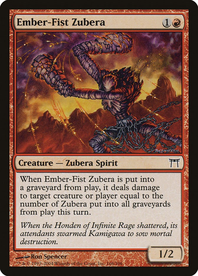 Ember-Fist Zubera - Champions of Kamigawa - Magic: The Gathering