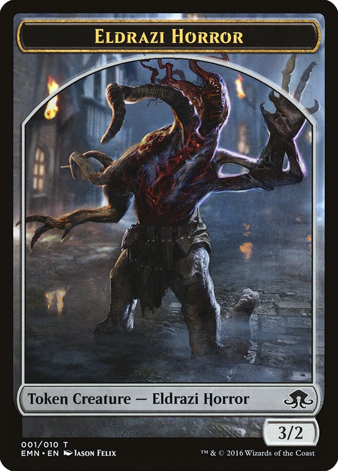 Eldrazi Horror Token - Eldritch Moon - Magic: The Gathering