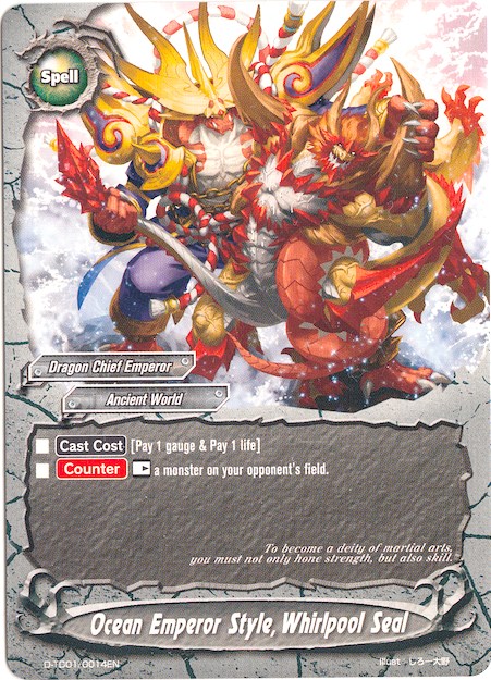 Ocean Emperor Style, Whirlpool Seal - Trial Deck: Dragon Emperor of the ...