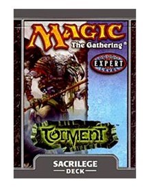 Torment - Theme Deck - Sacrilege - Torment - Magic: The Gathering