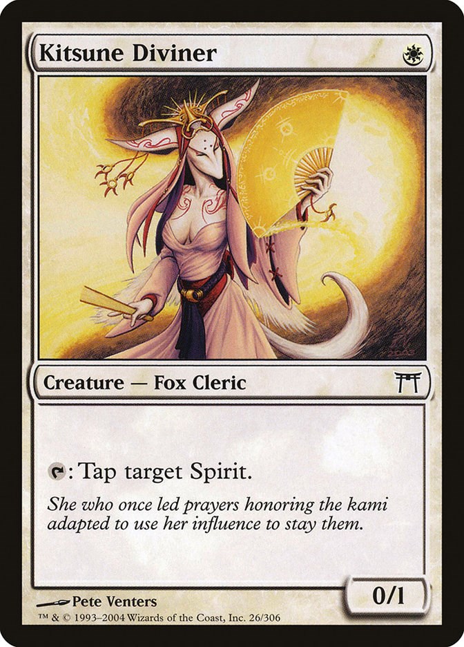 Kitsune Diviner - Champions of Kamigawa - Magic: The Gathering