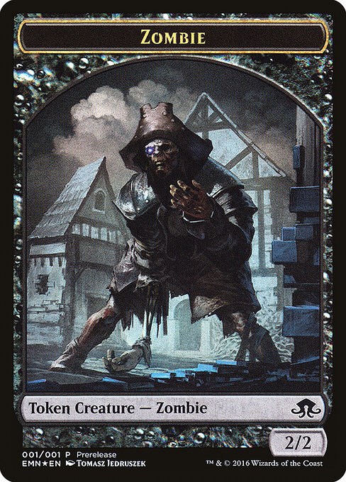 Zombie Token (Double-Sided) - Prerelease Cards - Magic: The Gathering