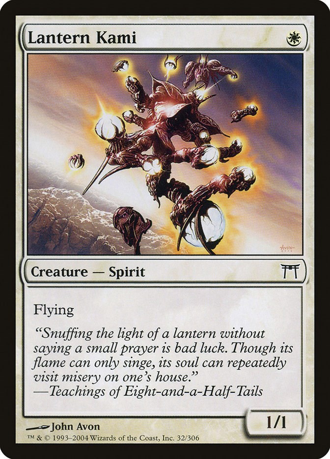 Lantern Kami - Champions of Kamigawa - Magic: The Gathering