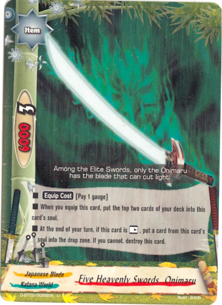 Five Heavenly Swords, Onimaru - Roar! Invincible Dragon!! - Future Card ...