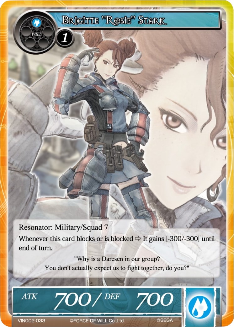 Brigitte "Rosie" Stark - Vingolf 2 - Valkyria Chronicles - Force of Will