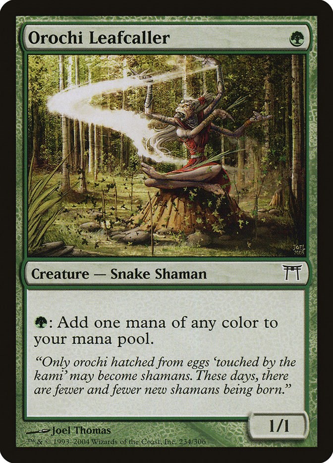 Orochi Leafcaller - Champions of Kamigawa - Magic: The Gathering