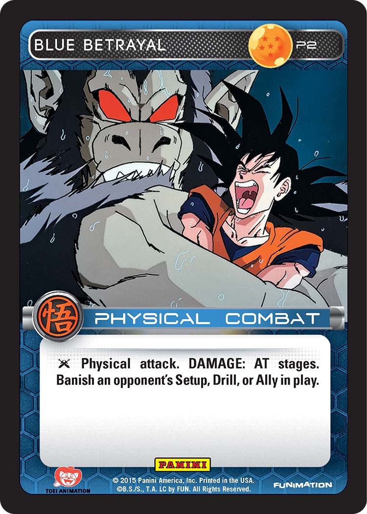 Blue Betrayal (Movie Collection) - Panini Promo Cards - Dragon Ball Z TCG