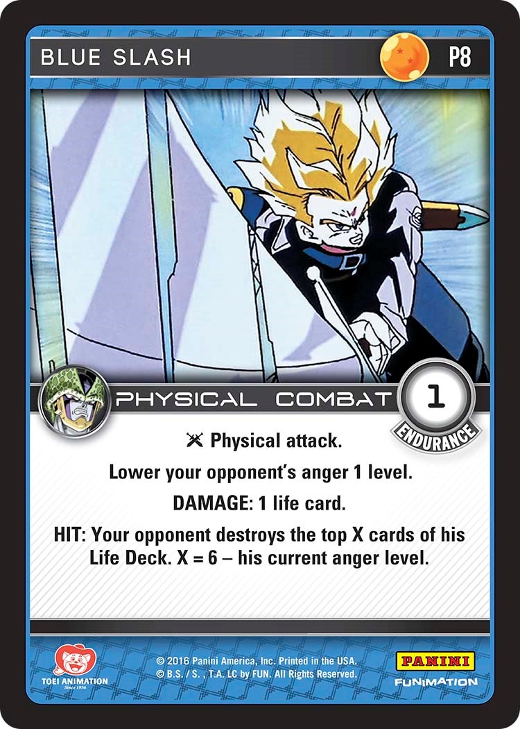 Blue Slash (Perfection) - Panini Promo Cards - Dragon Ball Z TCG