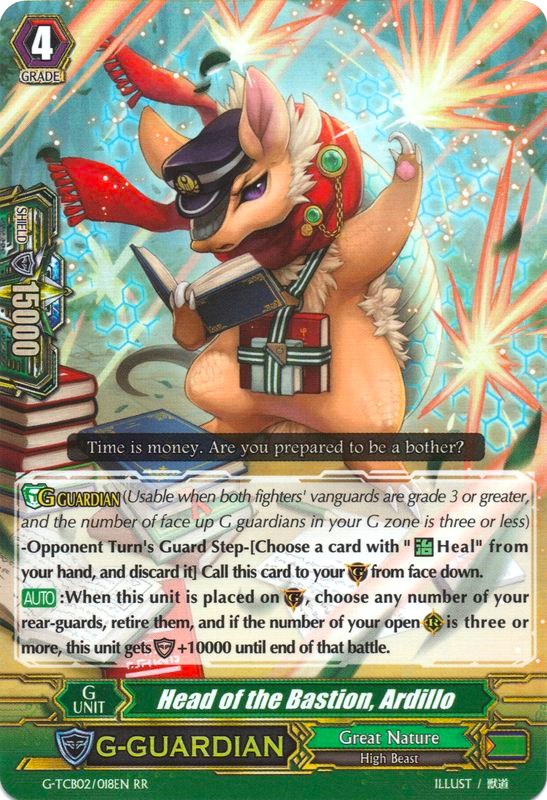 Head of the Bastion, Ardillo - G-TCB02: The GENIUS STRATEGY - Cardfight ...