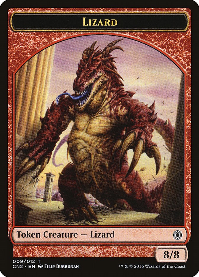 Lizard Token - Conspiracy: Take the Crown - Magic: The Gathering