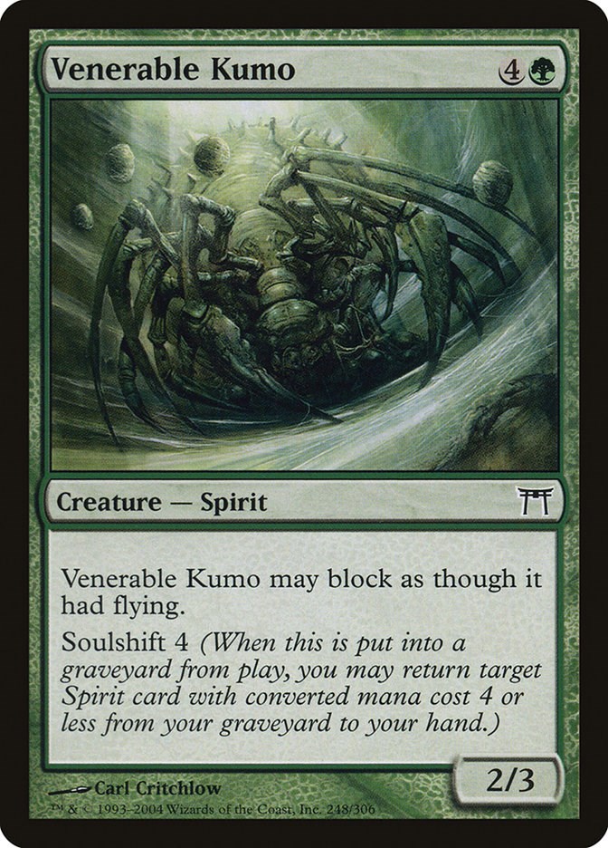 Venerable Kumo - Champions of Kamigawa - Magic: The Gathering