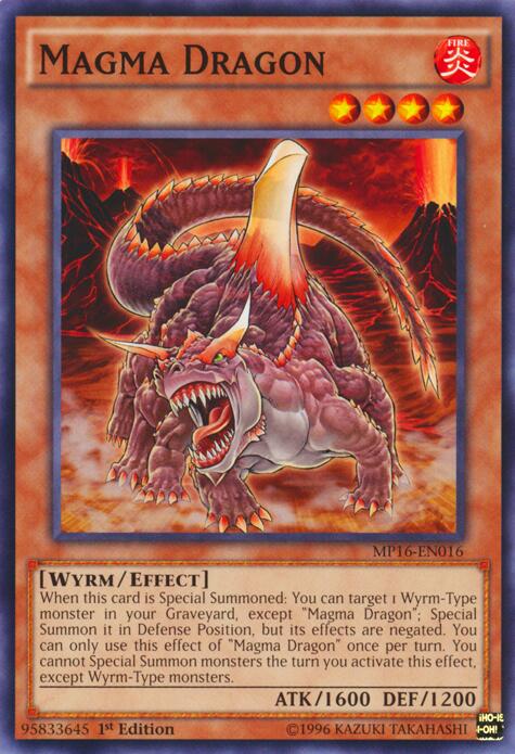Magma Dragon - 2016 Mega-Tins Mega Pack - YuGiOh