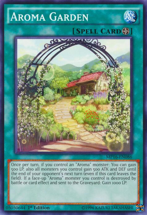 Aroma Garden - 2016 Mega-Tins Mega Pack - YuGiOh