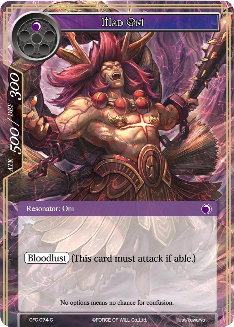 Mad Oni - Curse of the Frozen Casket - Force of Will