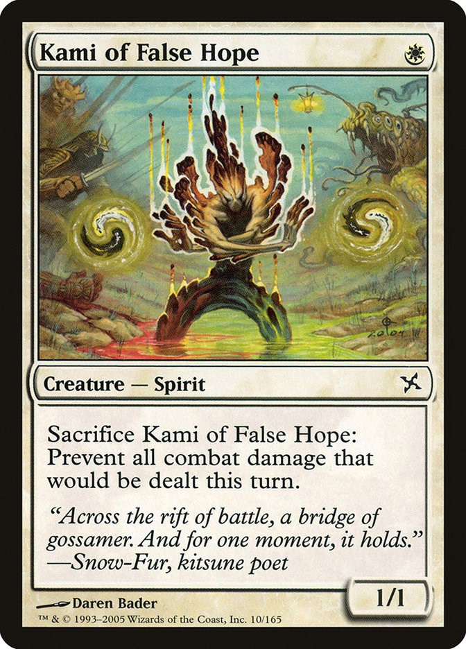 Kami of False Hope - Betrayers of Kamigawa - Magic: The Gathering