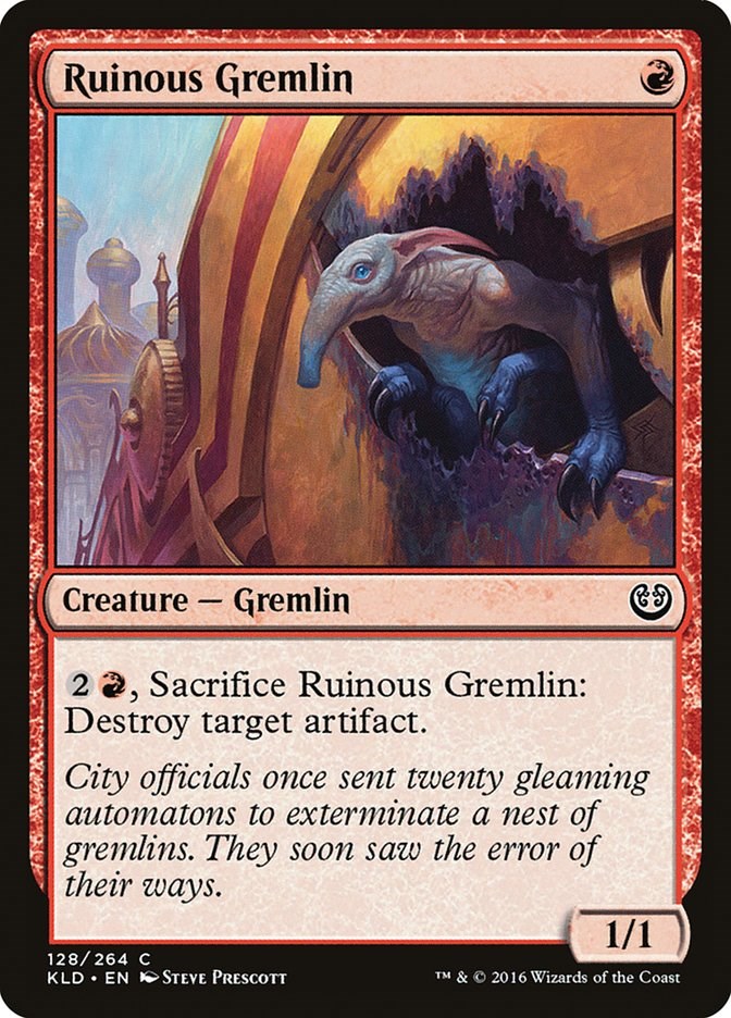 Ruinous Gremlin - Kaladesh - Magic: The Gathering