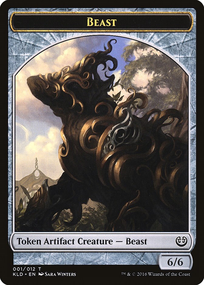 Beast Token (001) - Kaladesh - Magic: The Gathering