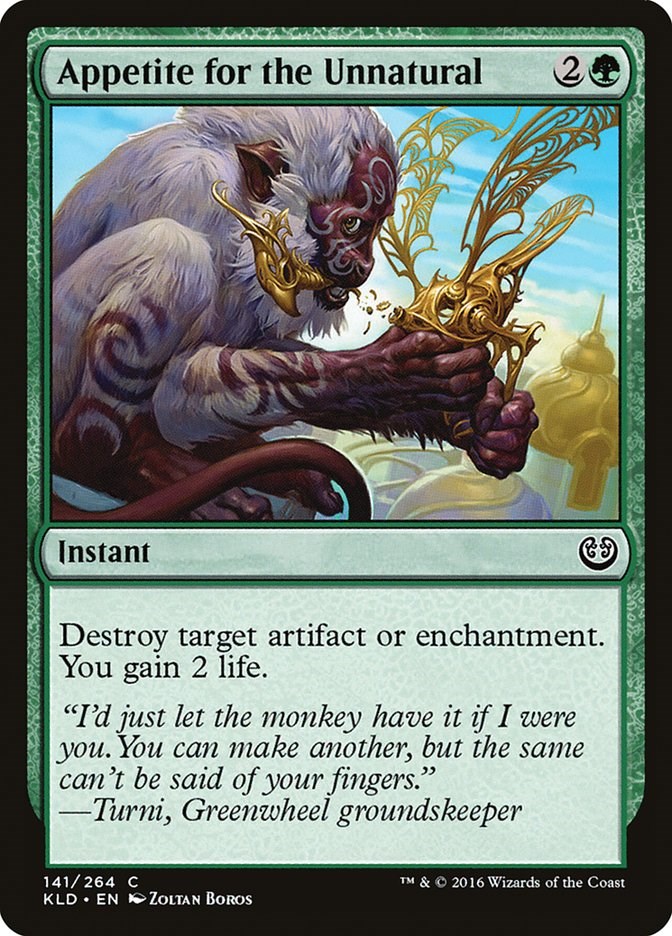 Appetite for the Unnatural - Kaladesh - Magic: The Gathering