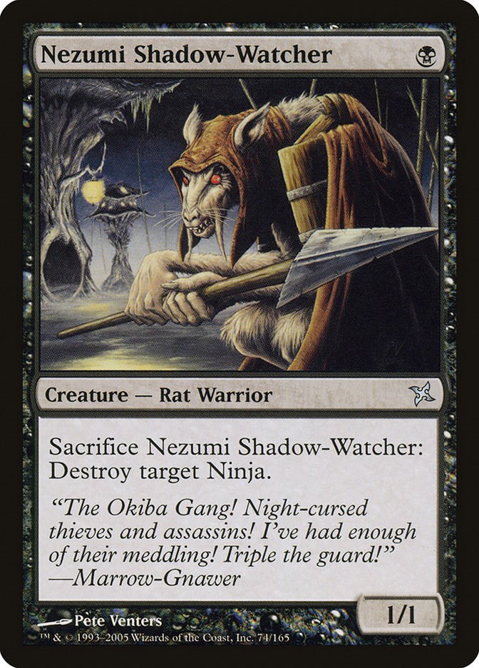 Nezumi Shadow-Watcher - Betrayers of Kamigawa - Magic: The Gathering