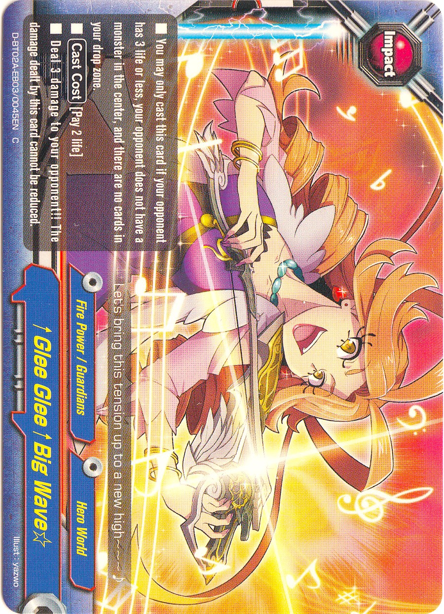 Glee Glee Big Wave - Four Dimensions - Future Card BuddyFight