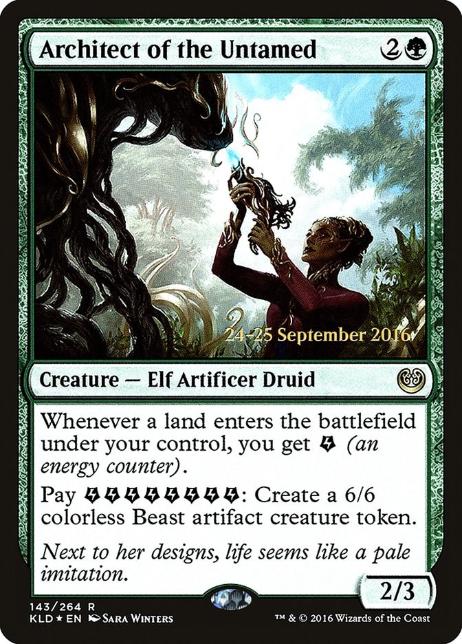 Architect of the Untamed - Prerelease Cards - Magic: The Gathering