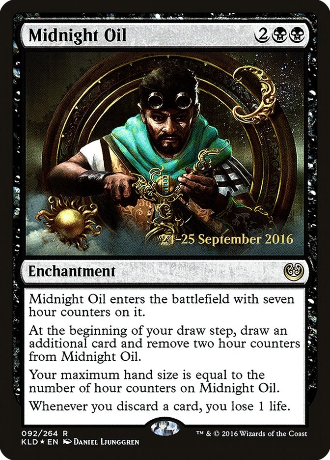Midnight Oil - Prerelease Cards - Magic: The Gathering