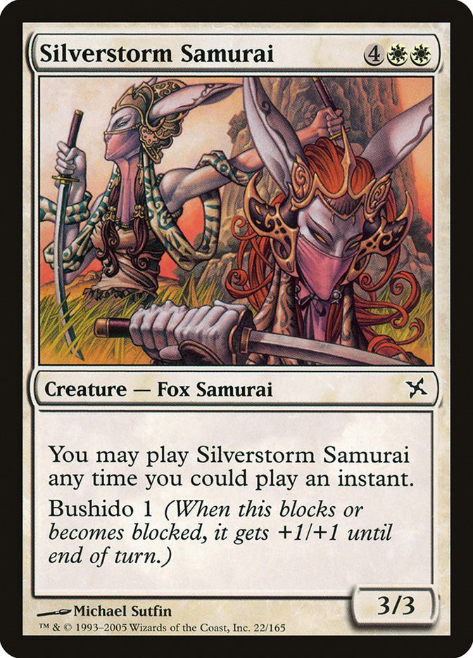 Silverstorm Samurai - Betrayers of Kamigawa - Magic: The Gathering