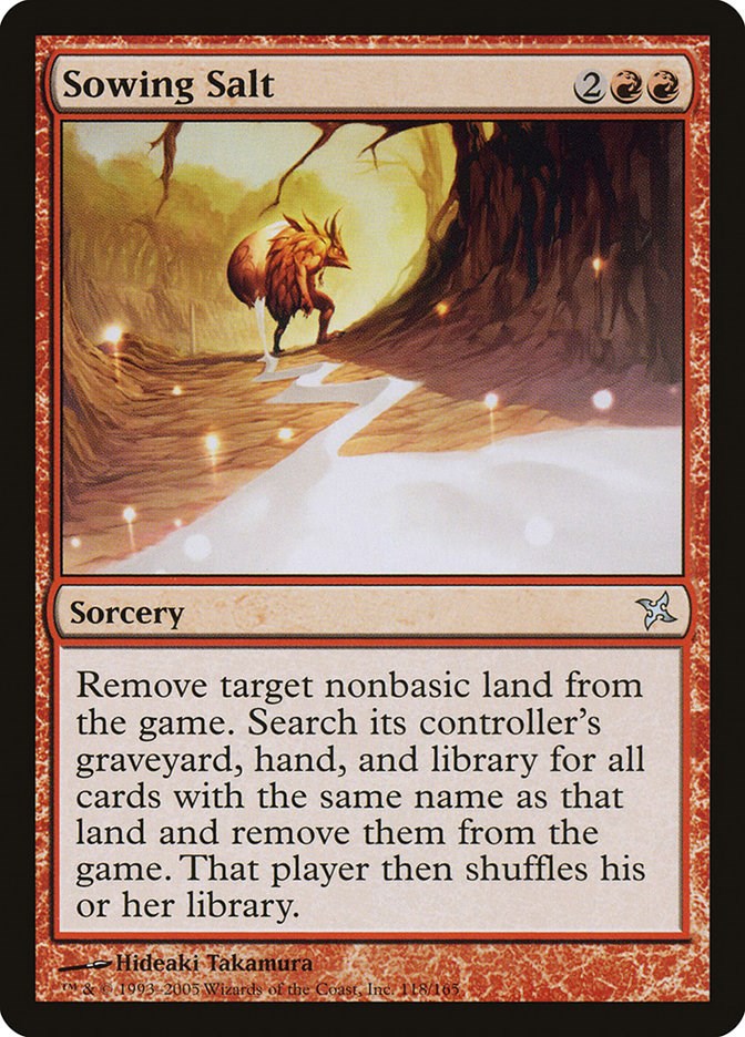 Sowing Salt - Betrayers of Kamigawa - Magic: The Gathering