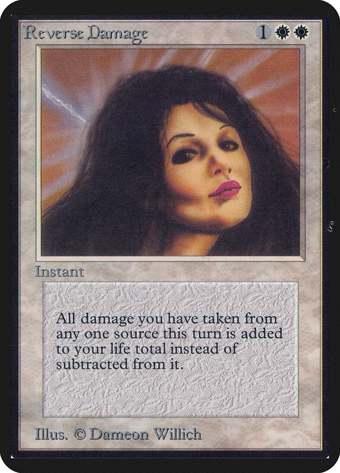 Reverse Damage - Alpha Edition - Magic: The Gathering