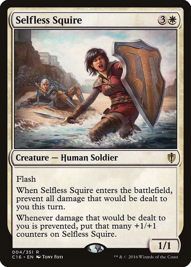 Selfless Squire - Commander 2016 - Magic: The Gathering