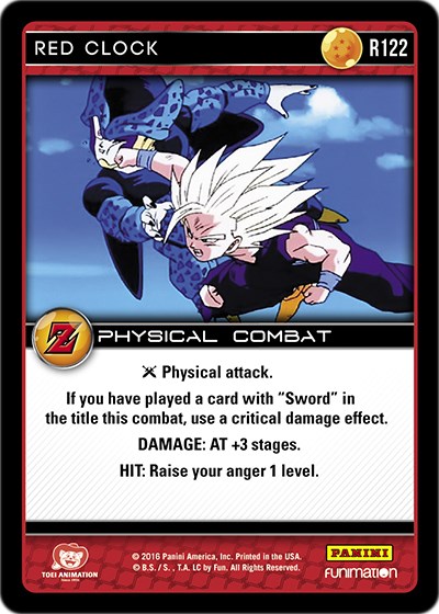 Red Clock - Panini: Awakening - Dragon Ball Z TCG