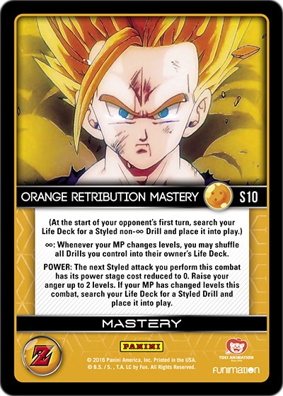 Orange Retribution Mastery (Rainbow Parallel Foil) - Panini: Awakening ...