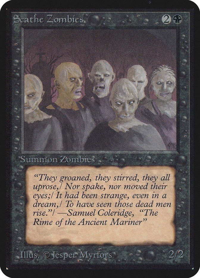 Scathe Zombies - Alpha Edition - Magic: The Gathering